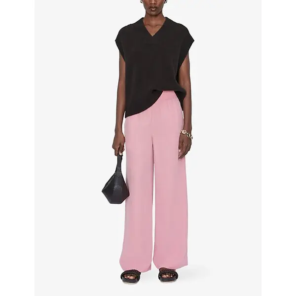 JOSEPH Nour Wide-leg Woven Trousers