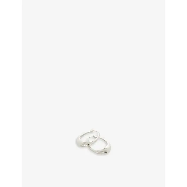Monica Vinader Deia Medium Sterling- Hoop Earrings - Silver
