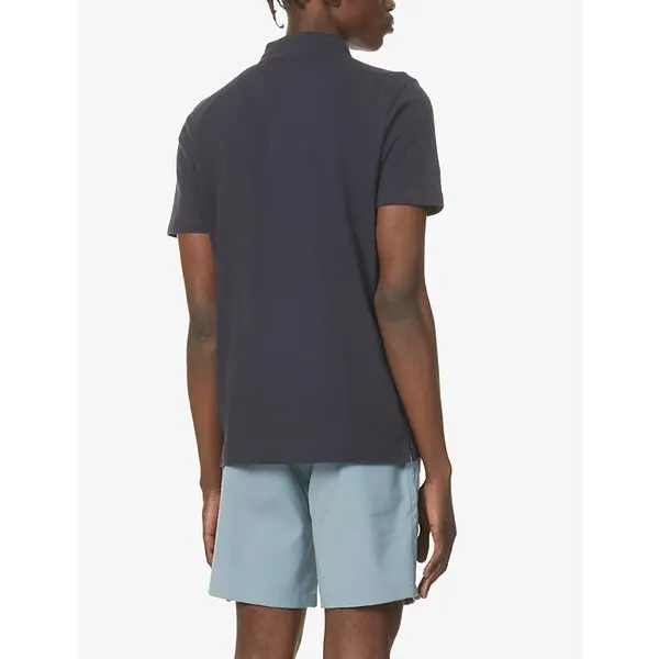 Sunspel Riviera Cotton-piqué Polo Shirt - Navy