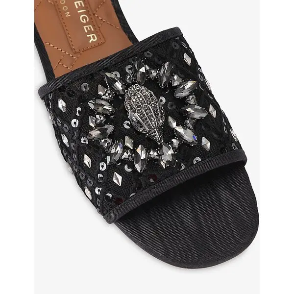 Kurt Geiger Flat Woven Sandals