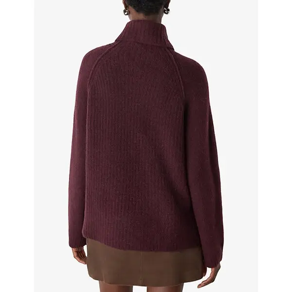 Whistles Relaxed-fit Roll-neck Knitted Jumper