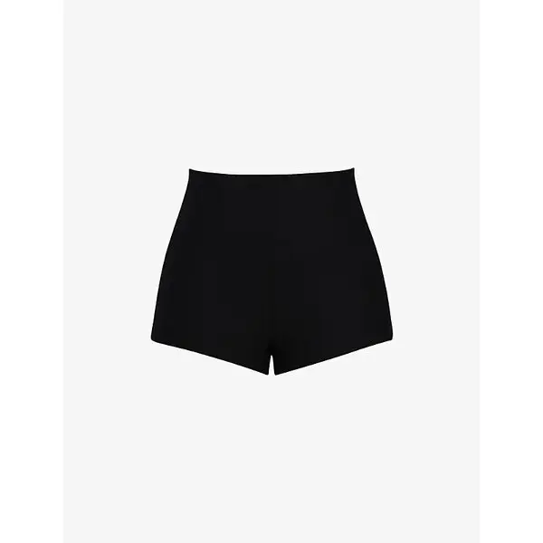 House Of Cb Stretch-jersey Slim Fit Shorts - Black