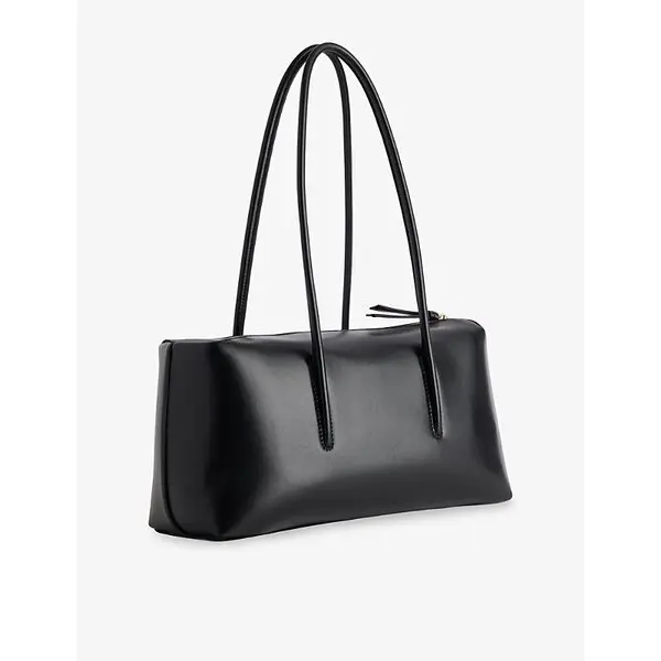 DEMELLIER Stockholm Leather Shoulder Bag - Black