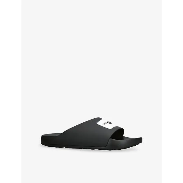 Givenchy Rubber Slides - Black
