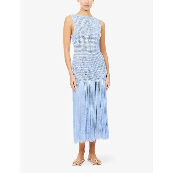 Devon Windsor Leiza Knitted Maxi Dress