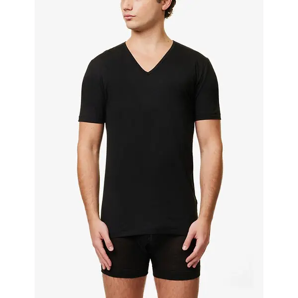Zimmerli Pure Comfort Cotton-blend T-shirt
