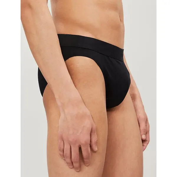 Zimmerli Slim-fit Stretch-cotton Briefs