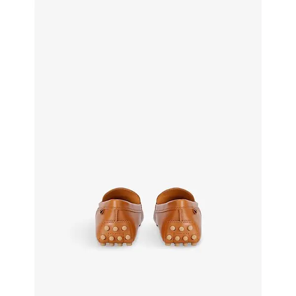 TOD'S Gommino Leather Driving Shoes - Tan