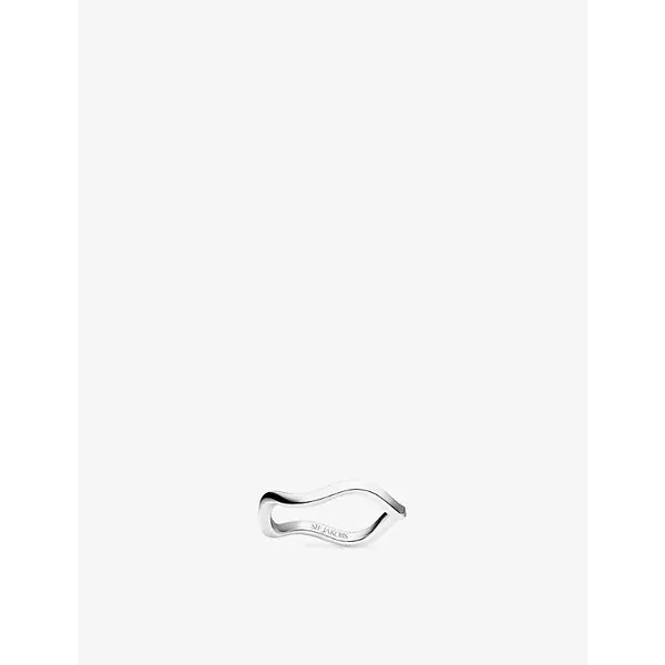 SIF JAKOBS Ellera Waves Pianura Ring - Silver