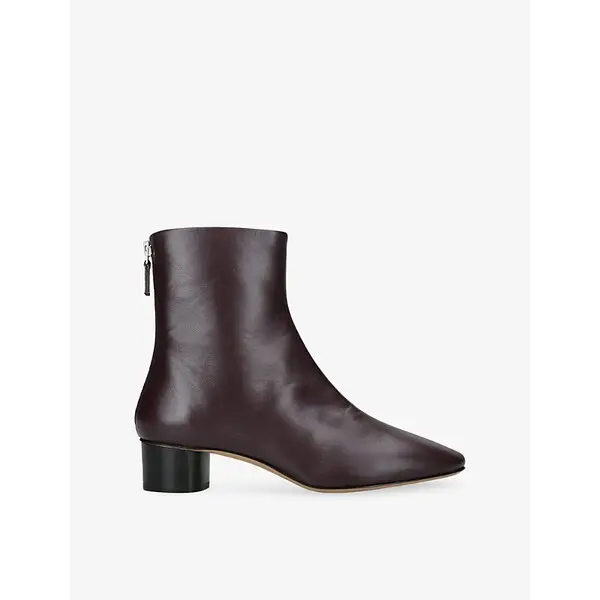 Le Monde Beryl Carole Leather Ankle Boots