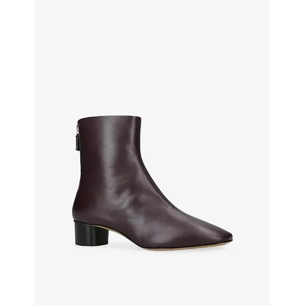 Le Monde Beryl Carole Leather Ankle Boots