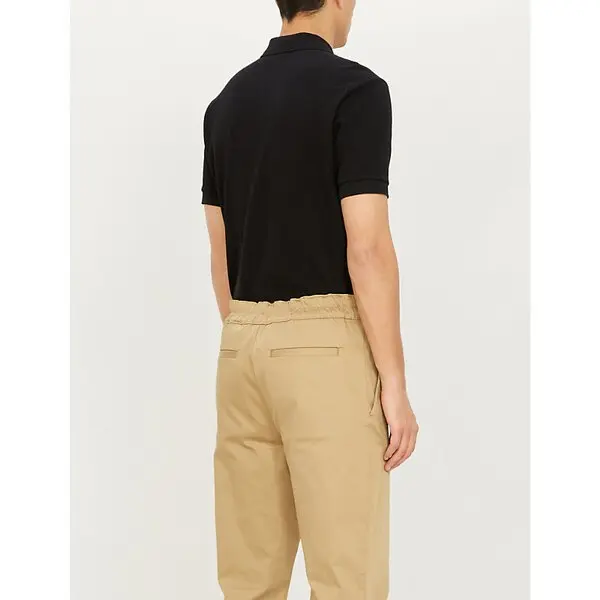 Paul Smith Zebra-embroidered Cotton-piqué Polo Shirt - Black