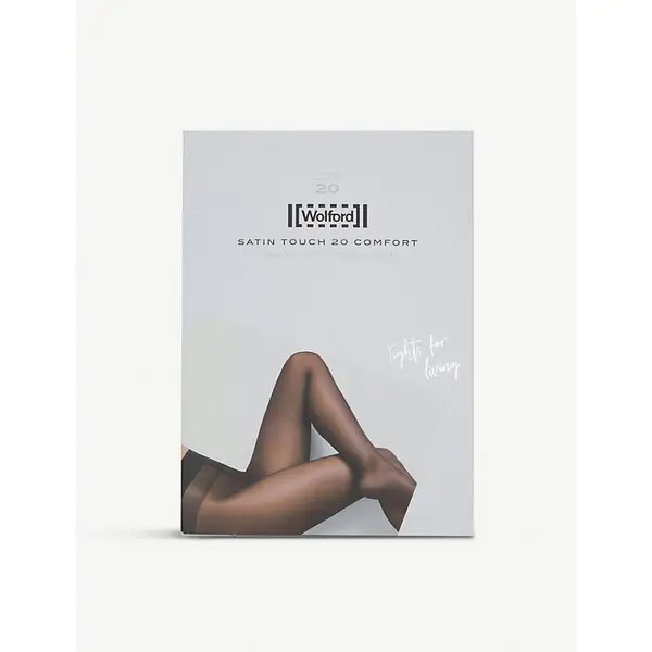 Wolford 20 Denier Satin Touch Tights - Black