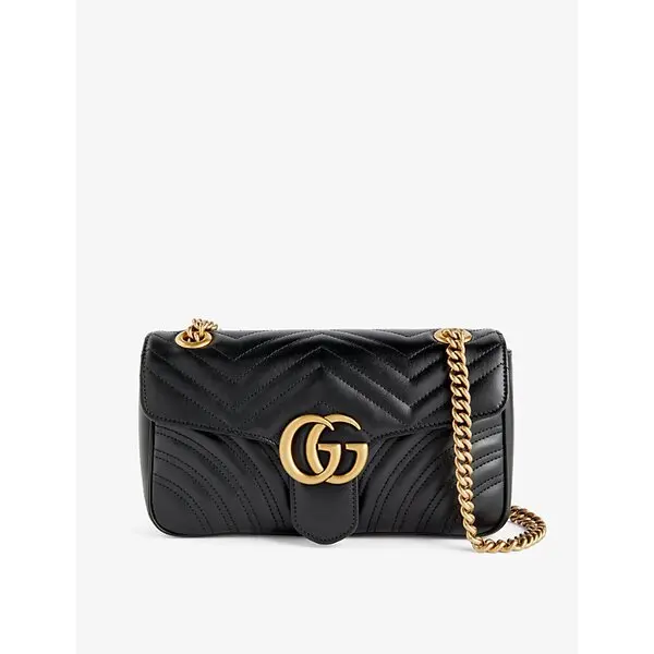 Gucci Marmont Quilted Leather Shoulder Bag