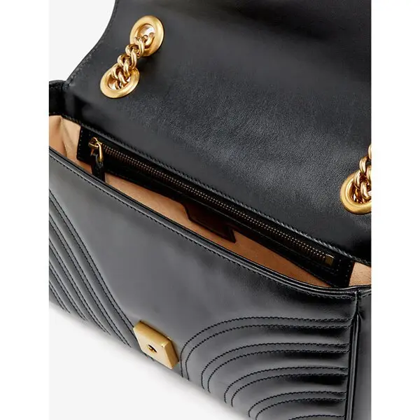 Gucci Marmont Quilted Leather Shoulder Bag