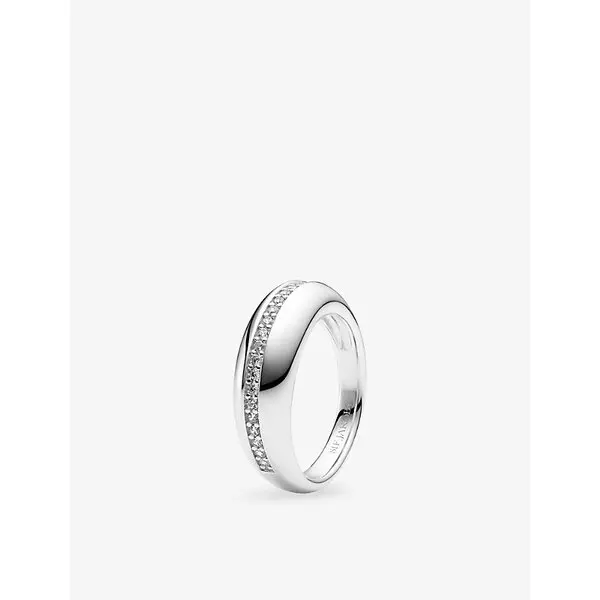 SIF JAKOBS Palermo Sterling- And Cubic Zirconia Ring