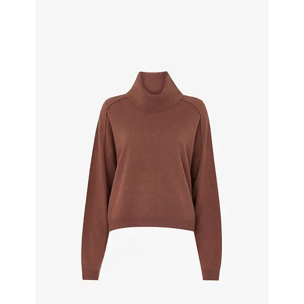 Whistles Cowl Neck Relaxed-fit Wool Jumper