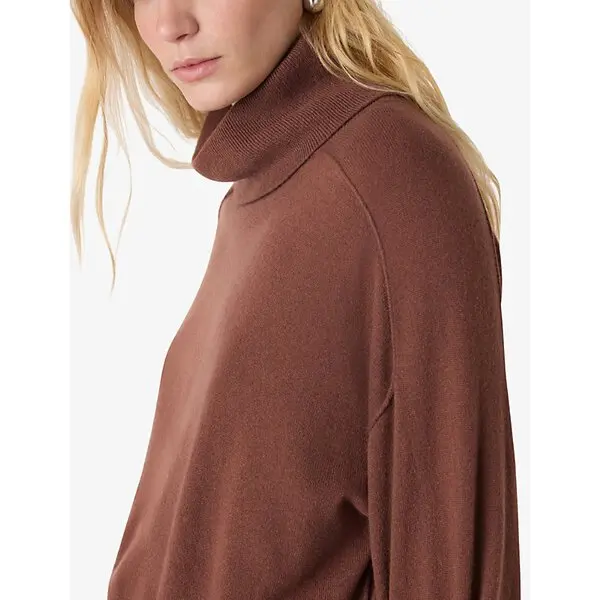 Whistles Cowl Neck Relaxed-fit Wool Jumper