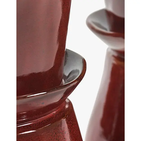 SERAX Ebony La Mere Stoneware Vase 22cm