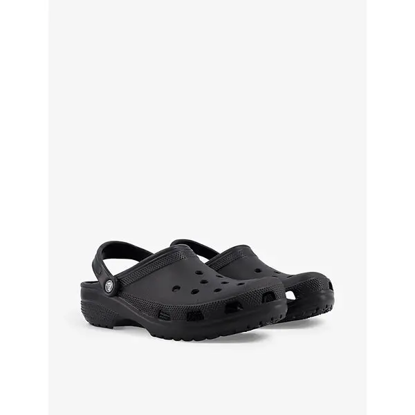 CROCS Classic Rubber Clogs - Black