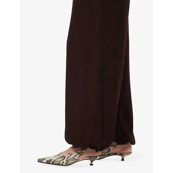 REFORMATION Zia Balloon-leg Georgette Trousers