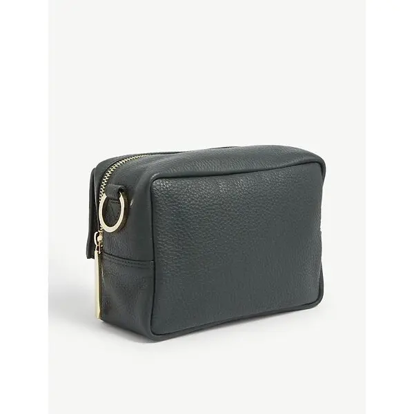 Whistles Bibi Leather Cross-body Bag - Green