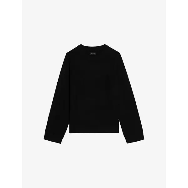 Zadig&Voltaire Cara Jumper With Metallic Elbow Patches