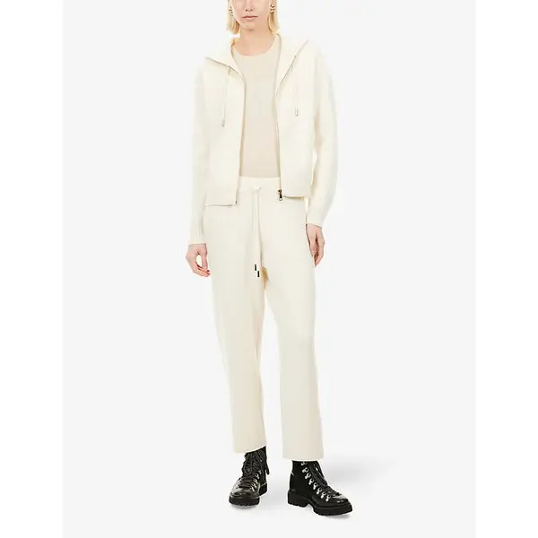 Moncler Straight-leg Wool And Cashmere Jogging Bottoms