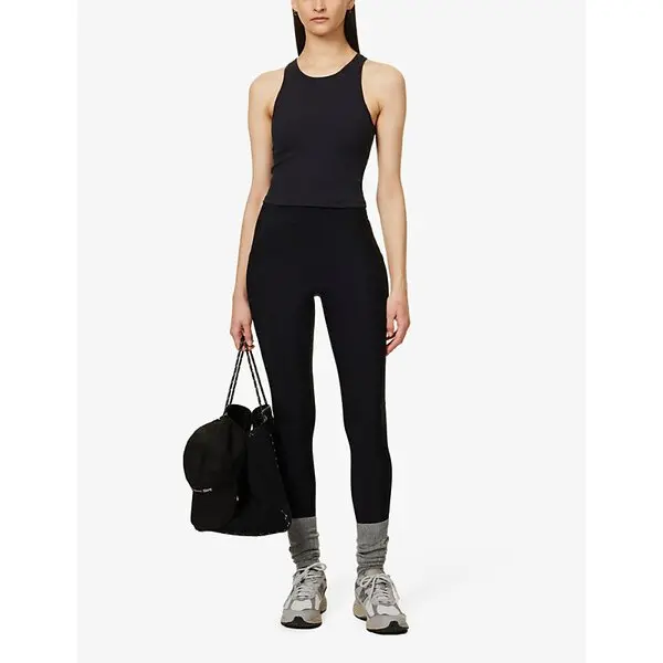 Vuori Mudra Stretch-jersey Top - Black