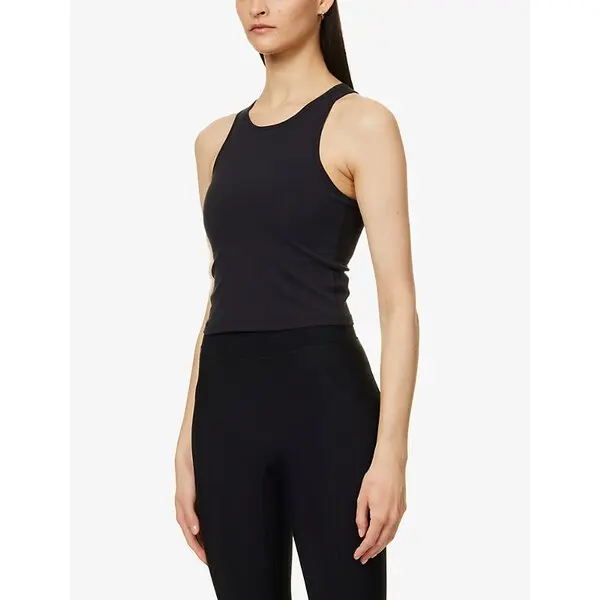 Vuori Mudra Stretch-jersey Top - Black