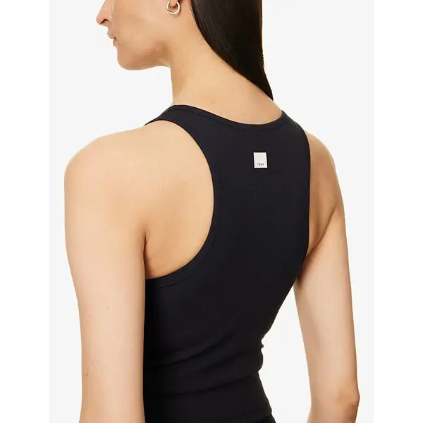 Vuori Mudra Stretch-jersey Top - Black