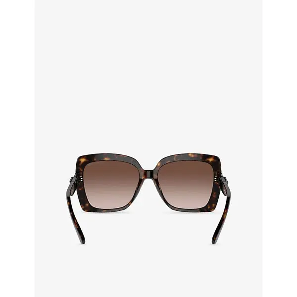 Michael Kors Butterfly-frame Acetate Sunglasses - Brown