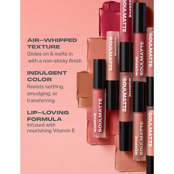 MORPHE Soulmatte Velvet Lip Mousse 3.8ml - Quick Crush