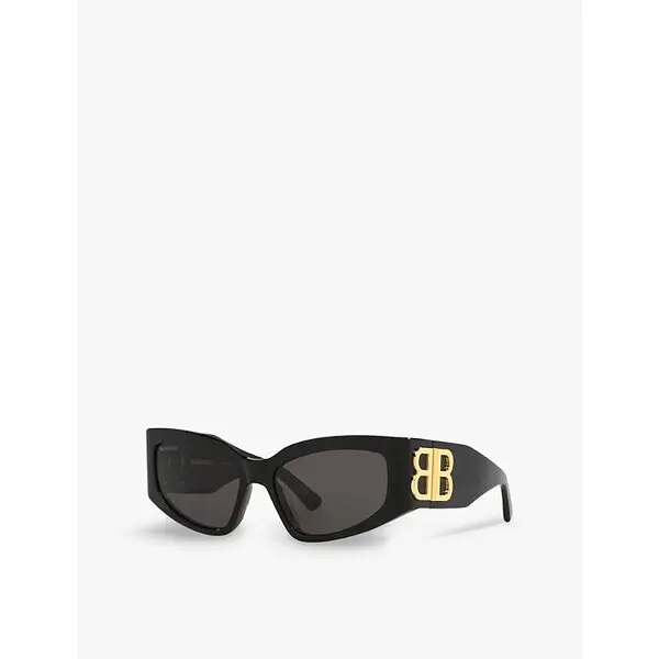 Balenciaga Bb0321s Cat Eye-frame Sunglasses - Black