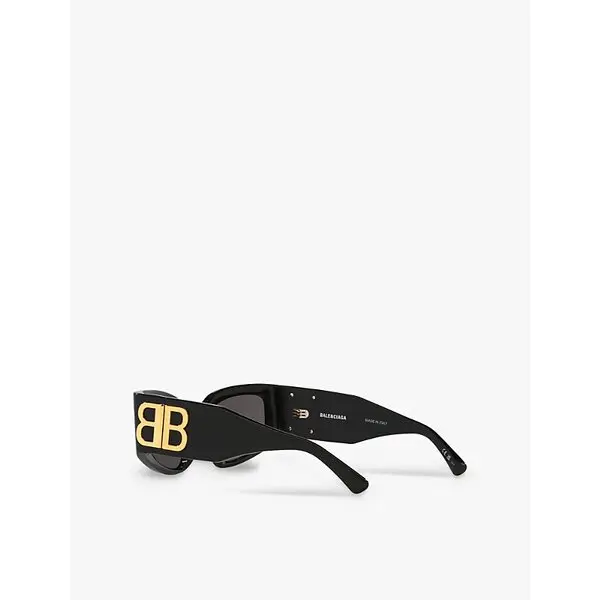 Balenciaga Bb0321s Cat Eye-frame Sunglasses - Black