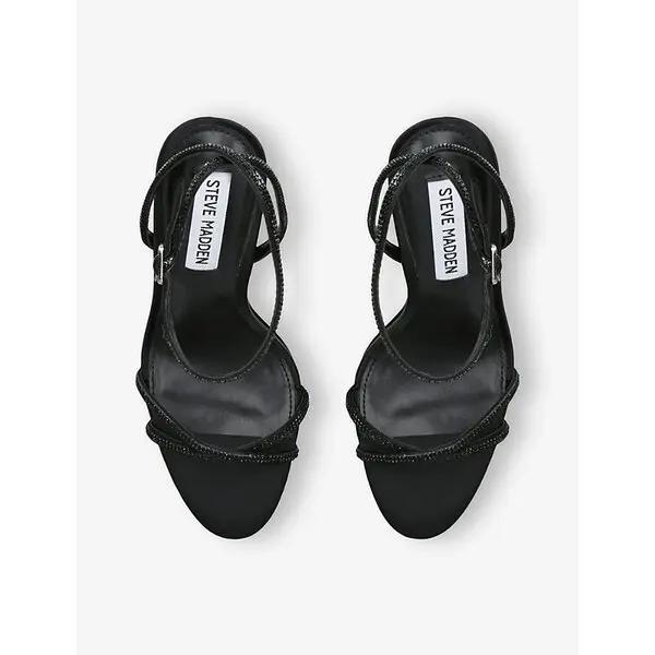 Steve Madden Juniper 486 Satin Heeled Sandals