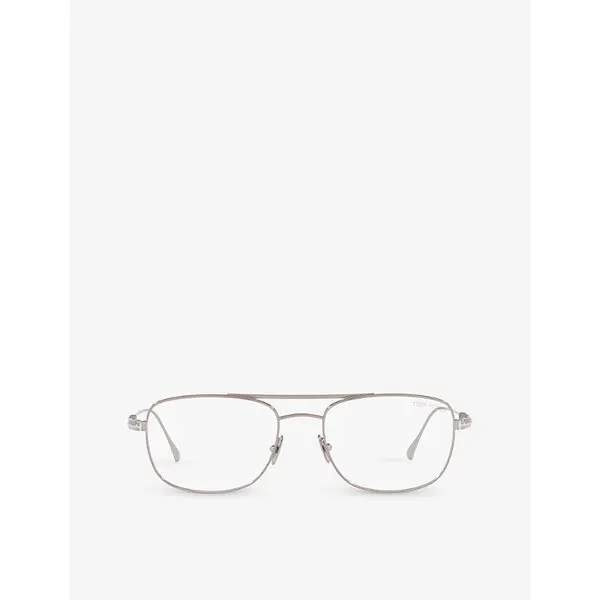 TOM FORD Aviator-frame Optical Glasses - Silver