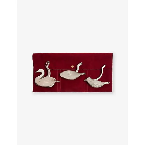 GOHAR WORLD Stainless-steel Animal-shaped Lemon Squeezers Set - Silver