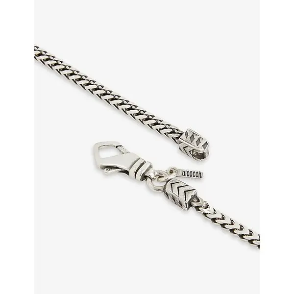 Emanuele Bicocchi Square Fargo Chain Sterling Necklace