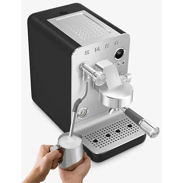 SMEG Mini Stainless-steel Espresso Coffee Machine - Black