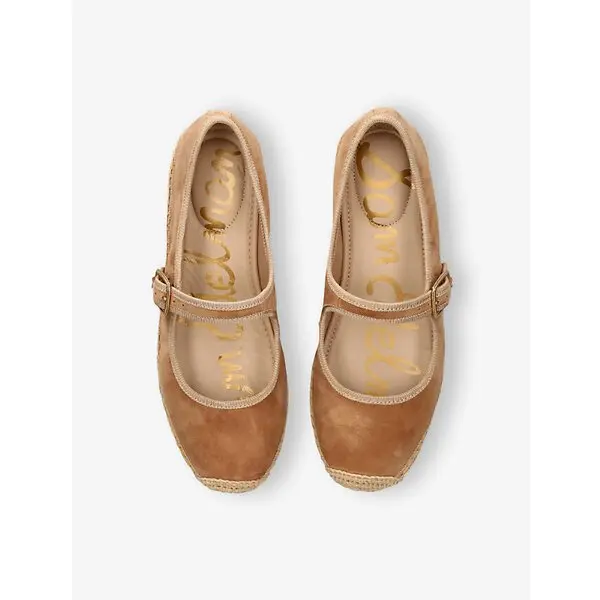 Sam Edelman Mackie Espadrille Sole Ballet Flats - Tan