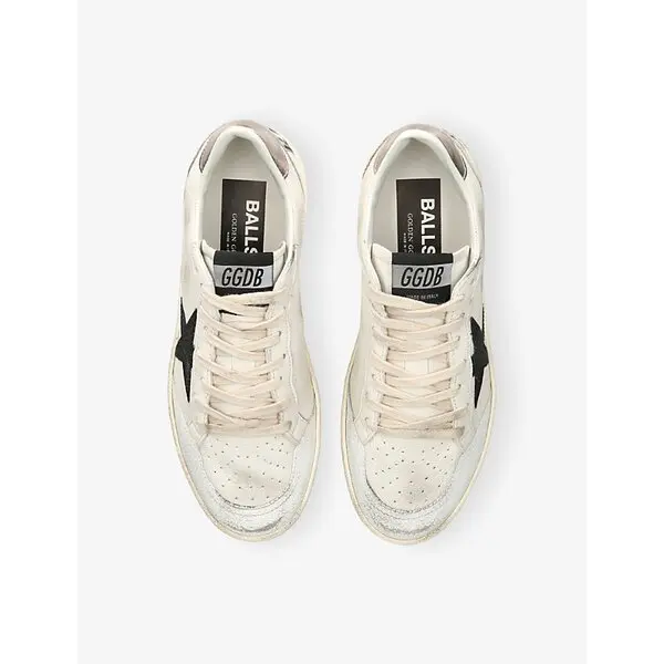 GOLDEN GOOSE Ball-star Leather Low-top Trainers - White/oth