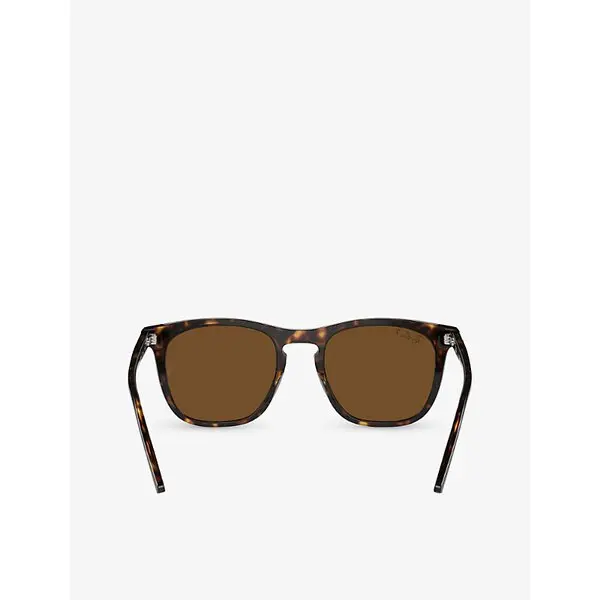 Ray-ban Rb2210 Square-frame Propionate Sunglasses - Brown