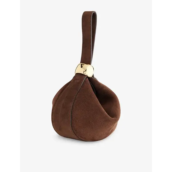 AMANU Zambia Suede Pouchette - Chocolate