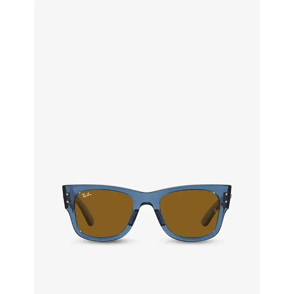 Ray-ban Mega Wayfarer Square-frame Sunglasses - Blue
