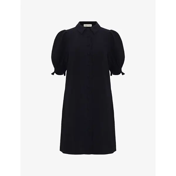 PHASE EIGHT Scallop-trim Woven Mini Dress