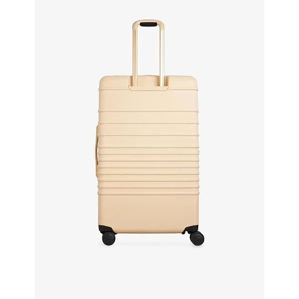 BEIS The Large Check-in Roller Expandable Suitcase - Beige