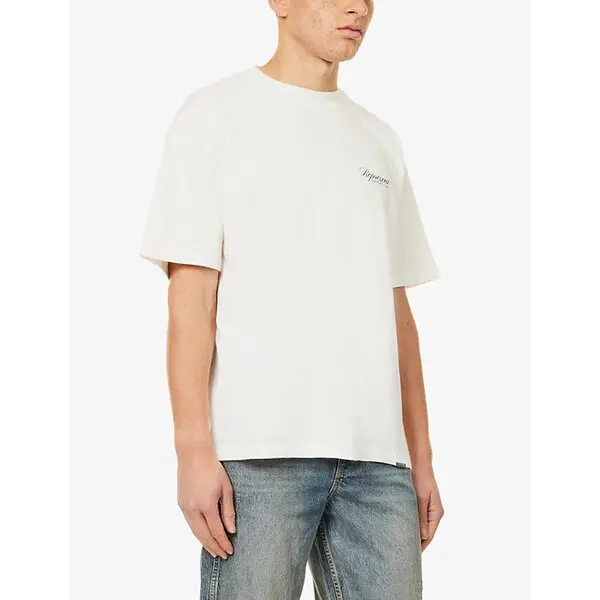 REPRESENT Script Logo-print Cotton T-shirt