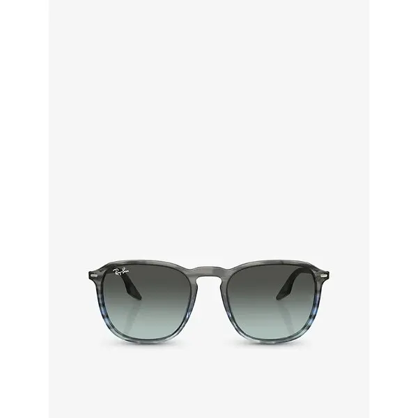 Ray-ban Square-frame Crystal Sunglasses - Blue