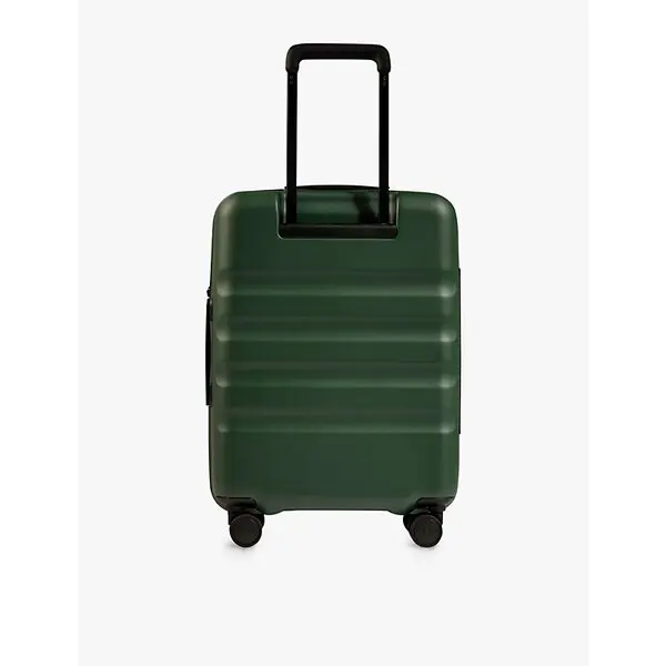 ANTLER Icon Stripe Front-pocket Polycarbonate Cabin Suitcase 56cm - Green